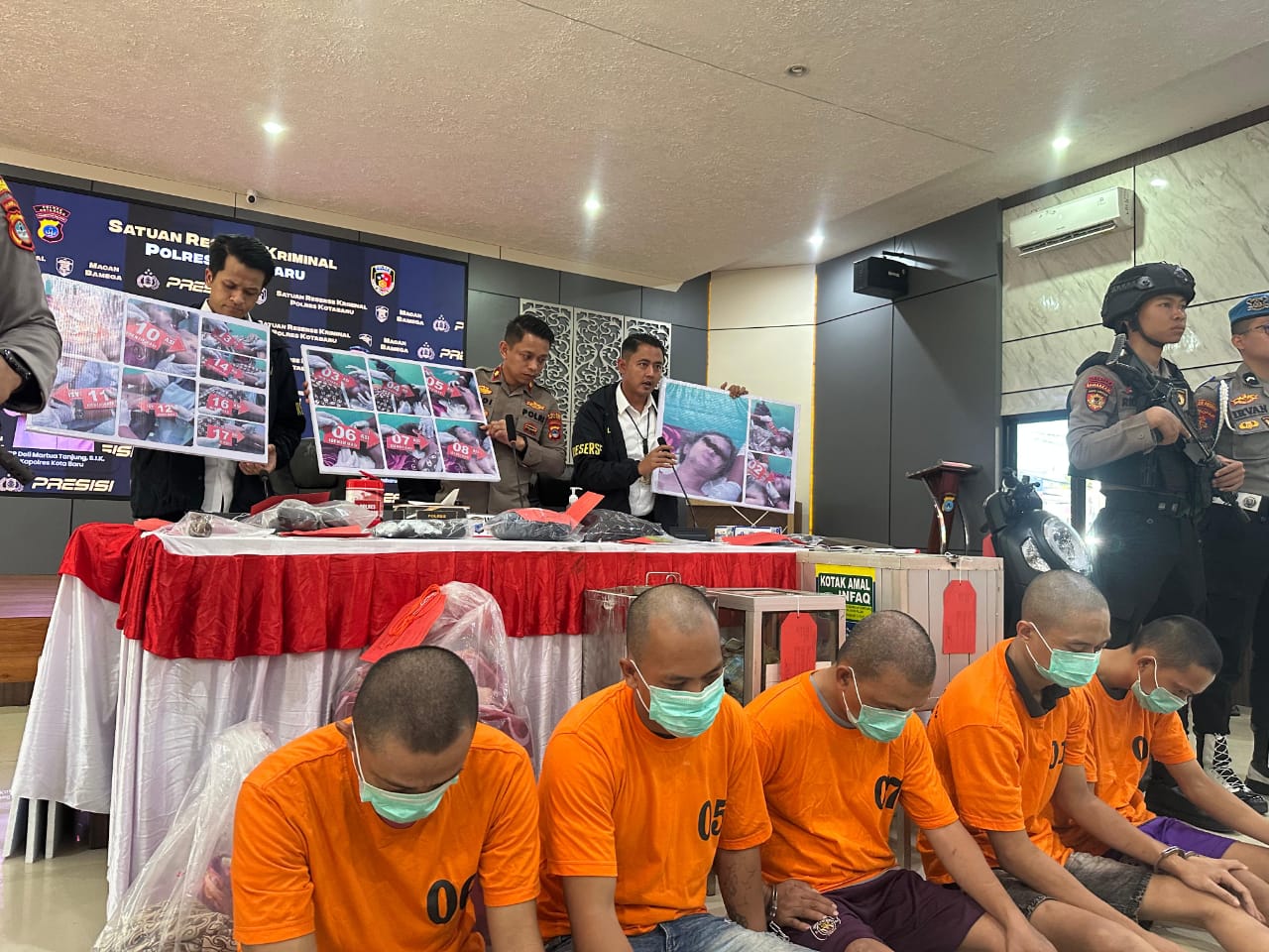 Polres Kotabaru Ungkap 30 Kasus Kriminal, Termasuk Pembunuh